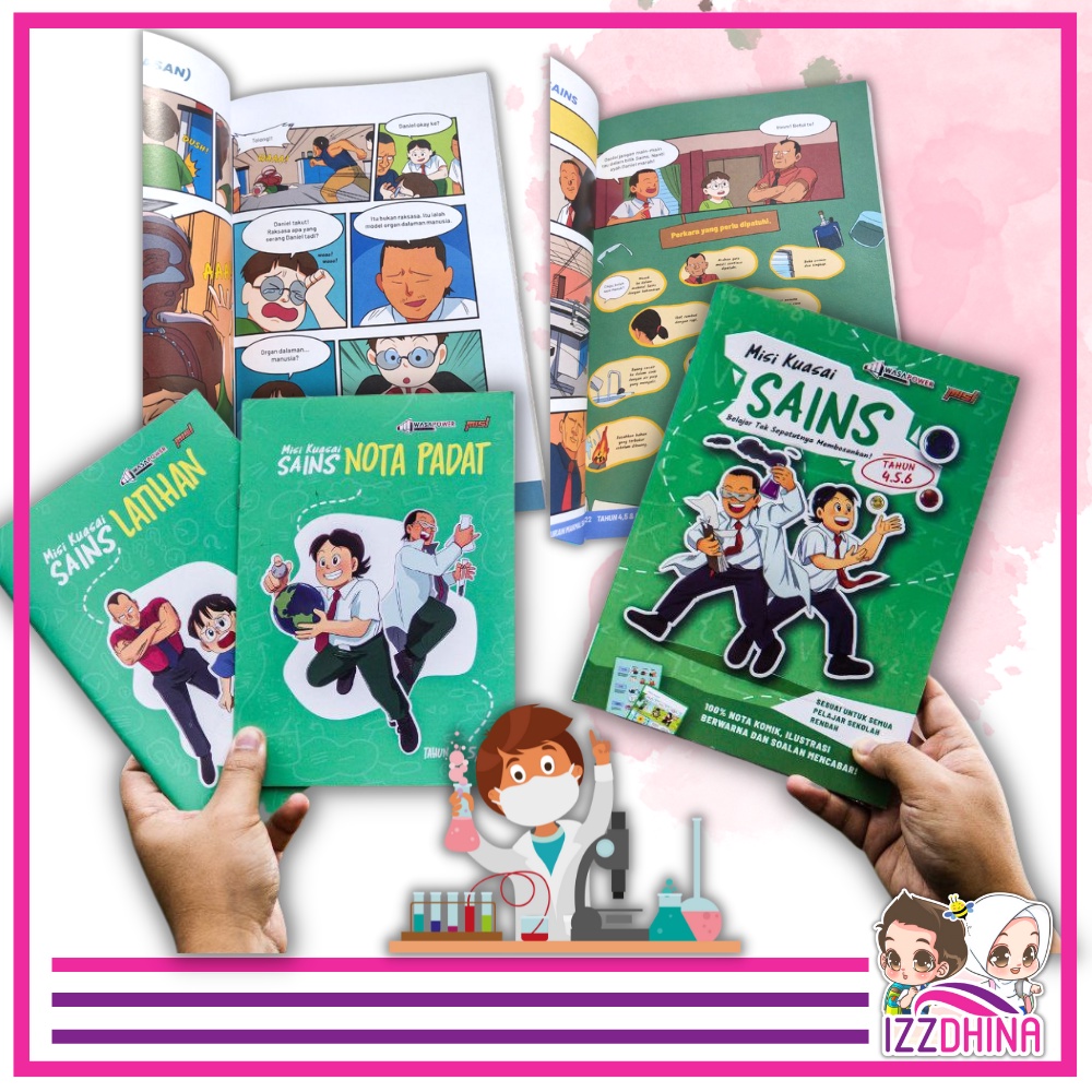 Komik Sains | Misi Kuasai Sains | Buku Sains | Science Comic Books ...