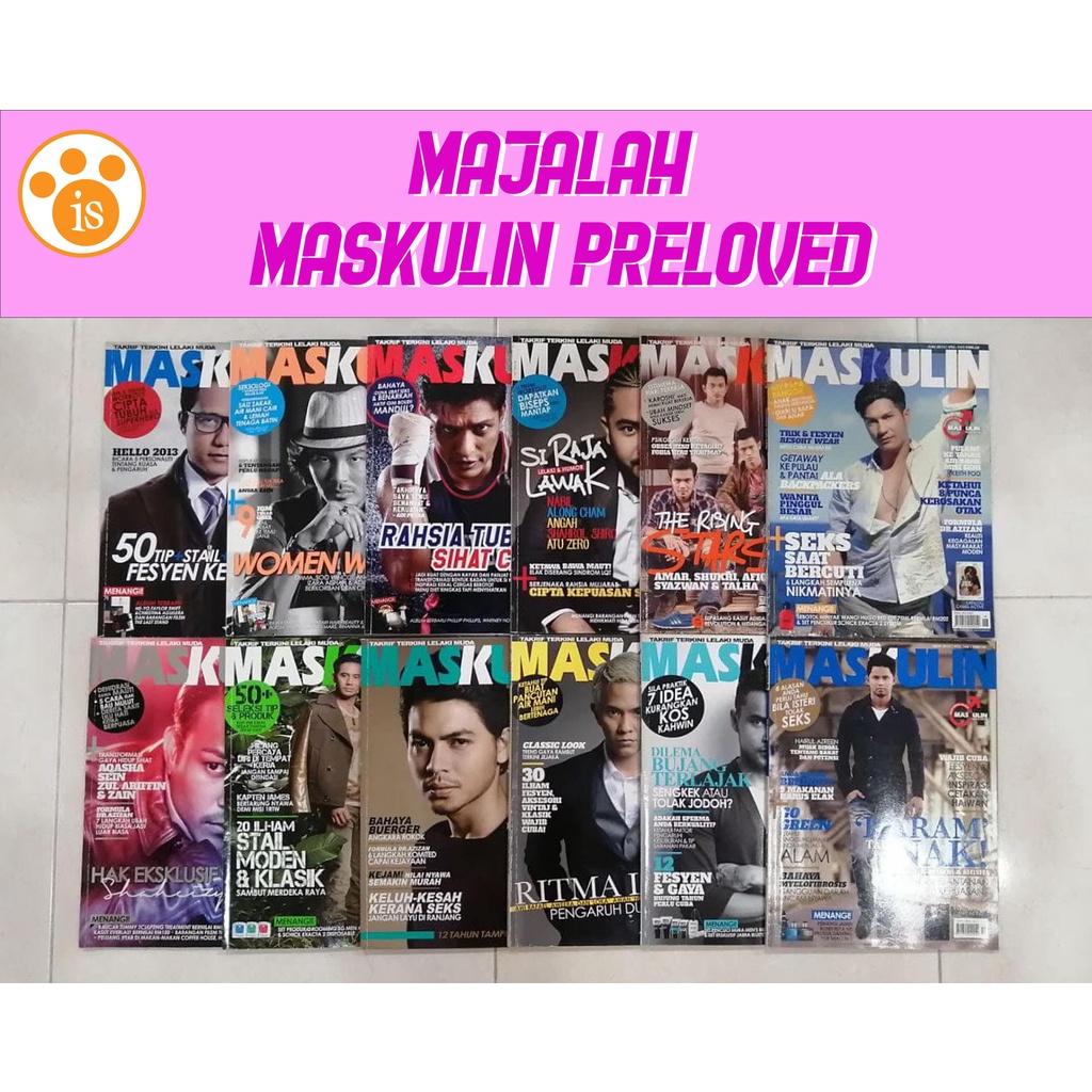 Majalah Maskulin 2013 Pre-Loved Murah | Shopee Malaysia