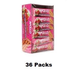 Apollo Strawberry Creamed Waffle 1601 (18gmX36pcs) | Shopee Malaysia