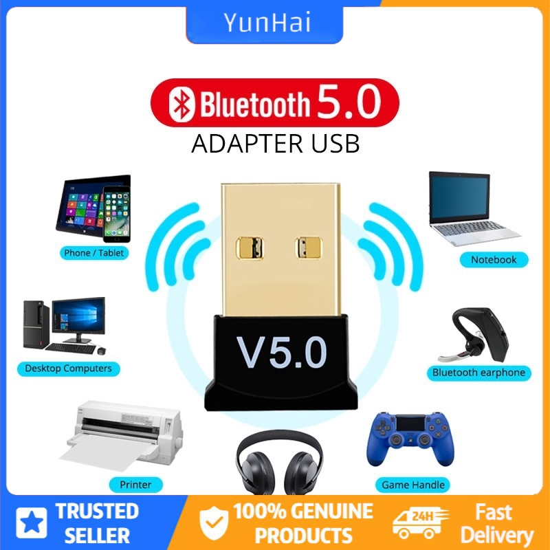 Bluetooth Adapter USB Dongle for Computer PC Wireless USB Bluetooth Transmitter 4.0 5.0 Music ...