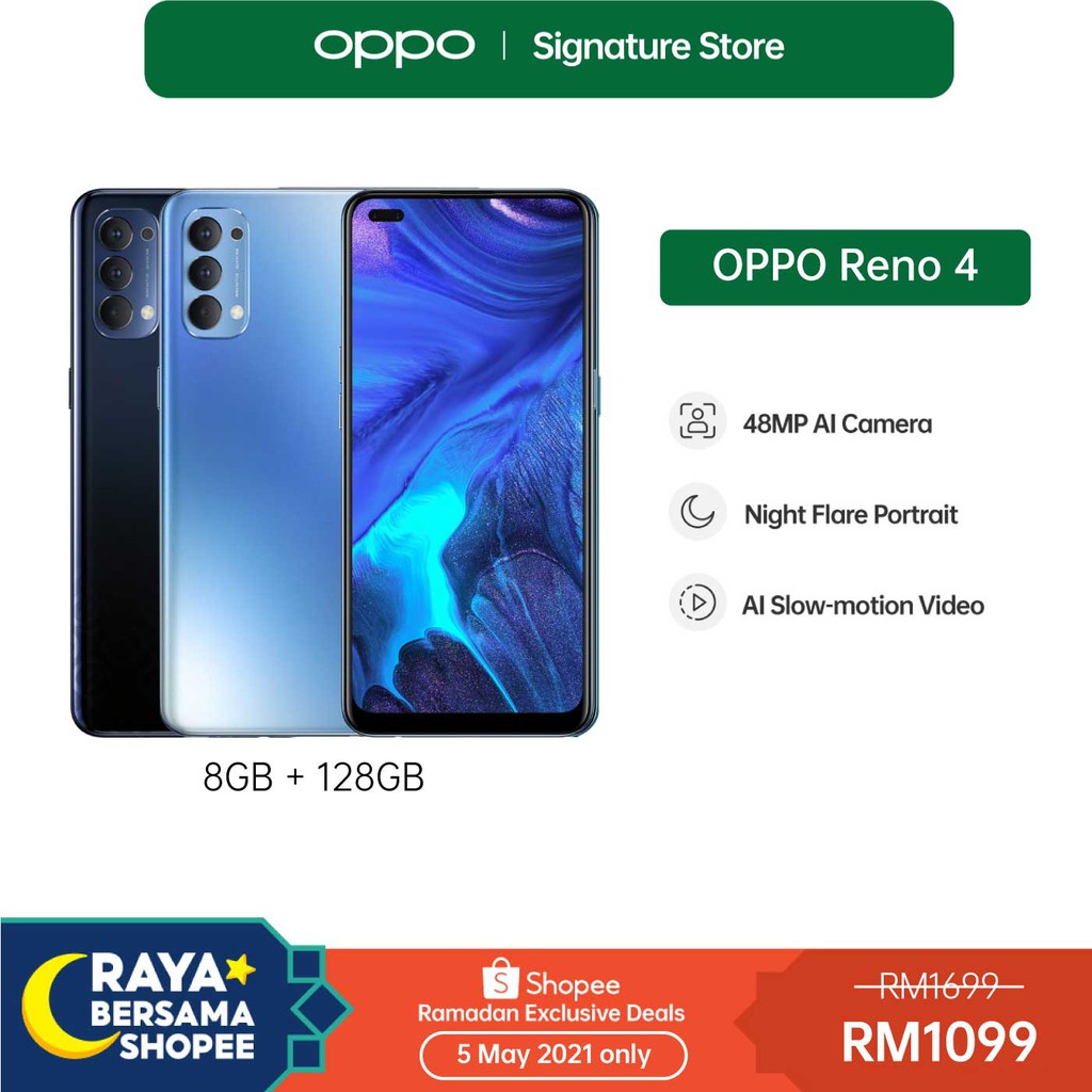 OPPO Reno 4 | Smartphone 8+128 | Clearly The Best You | Snapdragon ...