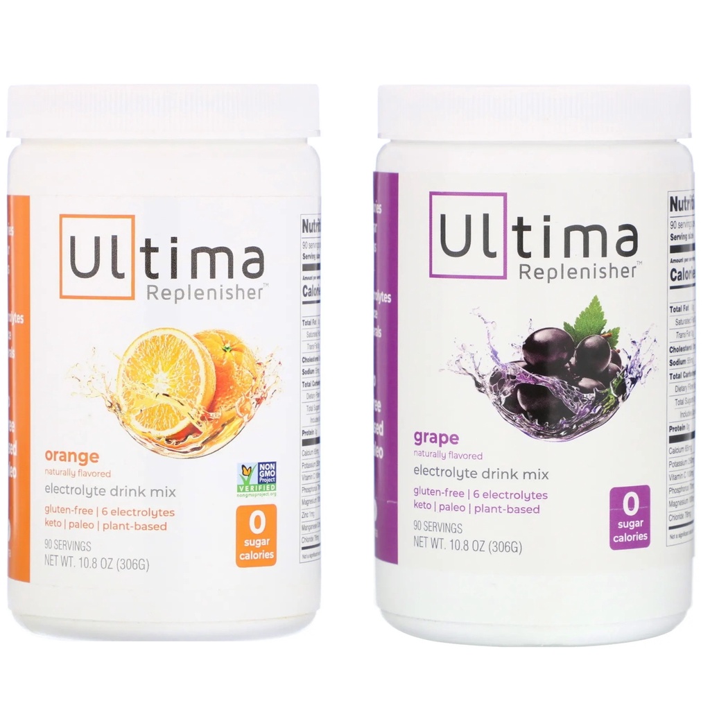 Ultima Replenisher Electrolyte Drink Mix Grape 306 g - Naturally ...