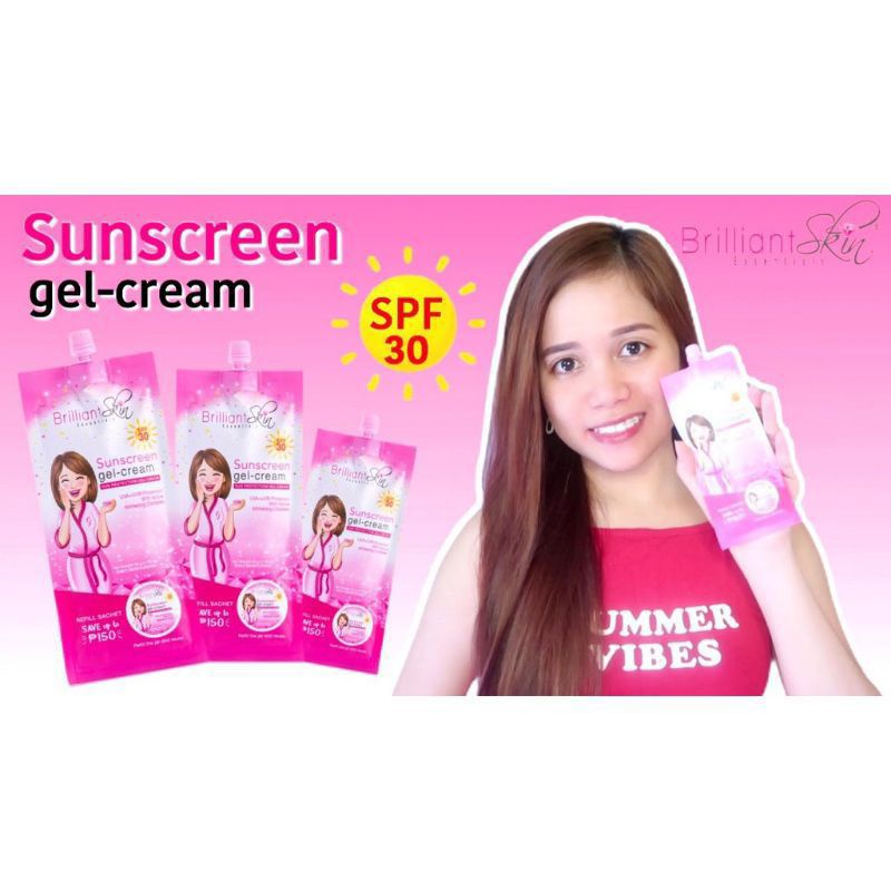 [ORIGINAL ]Brilliant Sunscreen Gel-Cream 50g | Shopee Malaysia