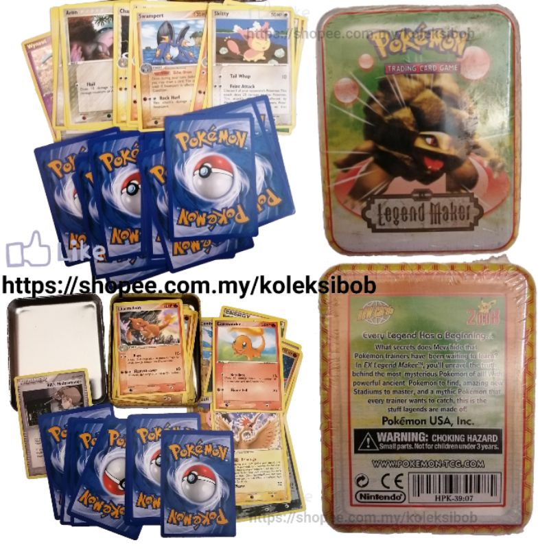 Pokemon Card Metal Box | Shopee Malaysia