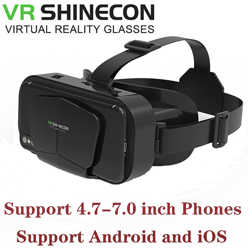 Virtual Reality VR Box SHINECON 3D Glasses Headset For 4.7-7.0 Inch ...