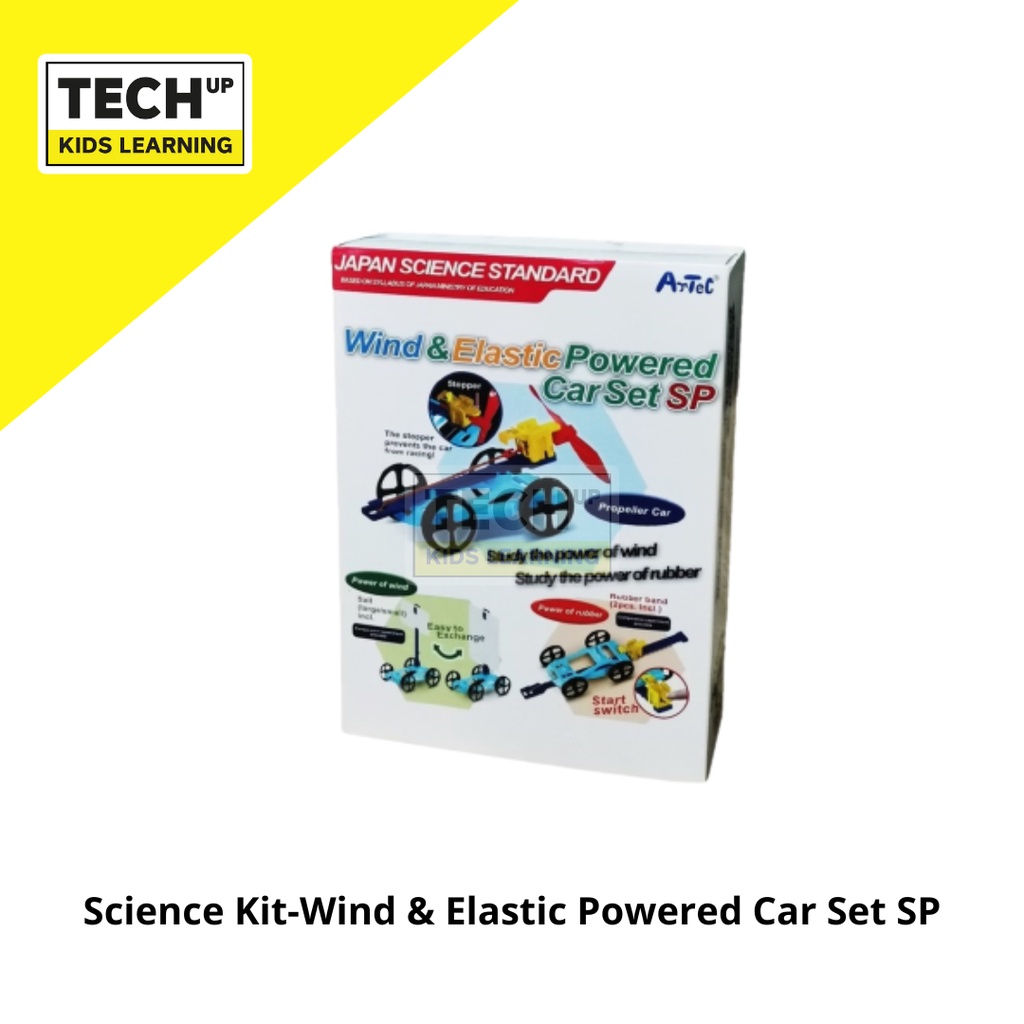 Science Kit Wind Elastic Powered Car Shopee Malaysia