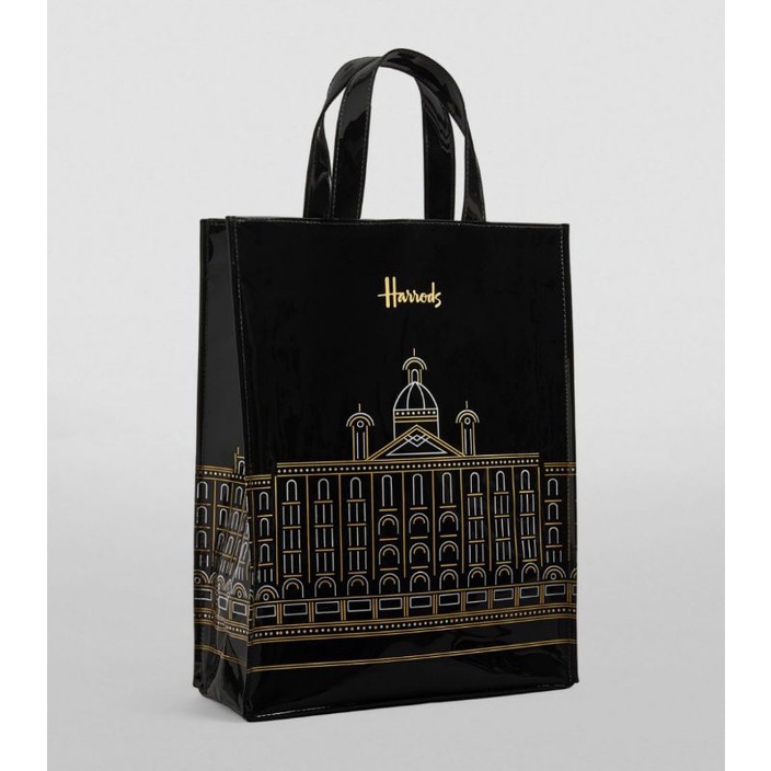 [AUTHENTIC] Harrods Medium Harrods Outline Shopper Bag | Shopee Malaysia