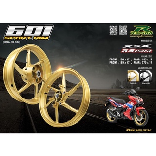 Honda RS-X 150 / RSX / Rs150 RAPIDO SPORT RIM 601 1.60/1.85 x17 **PNP ...