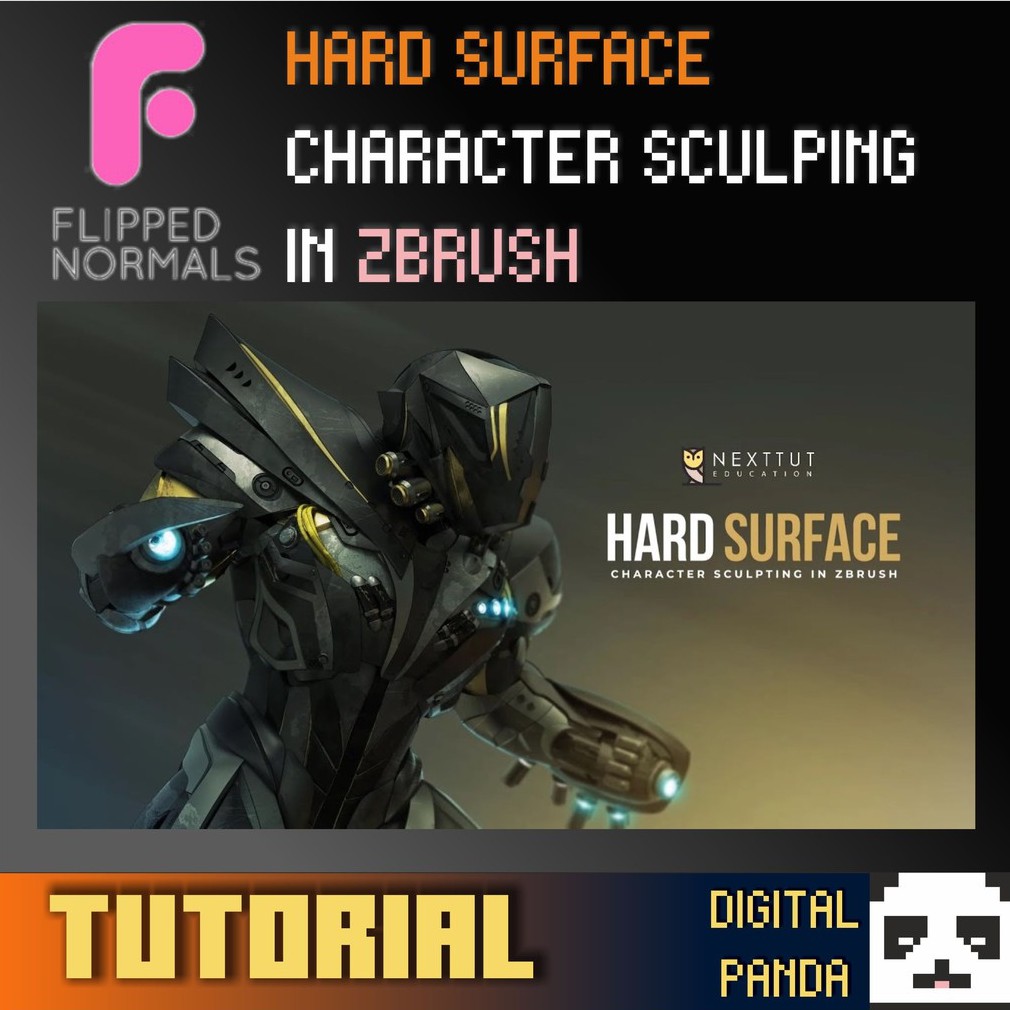 [FULL TUTORIAL] FLIPPEDNORMALS - HARD SURFACE CHARACTER SCULPTING IN ZBRUSH | Shopee Malaysia