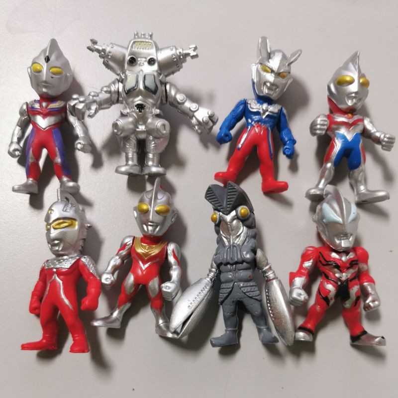 ultraman 5-6cm 8pcs cake topper cake deco toy | Shopee Malaysia