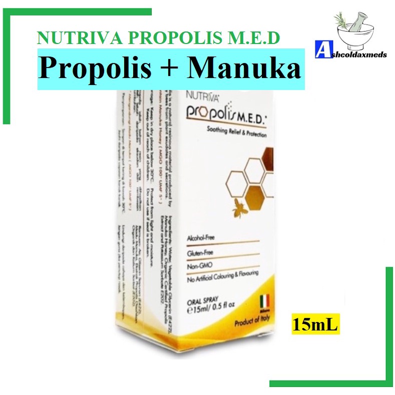 Nutriva Propolis M.E.D Oral Spray 15ML (Invisible Endothelial Cell Mask ...