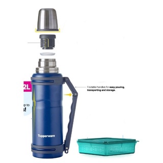 Tupperware Exploris Thermal Flask 1.2L (1pcs) | Shopee Malaysia