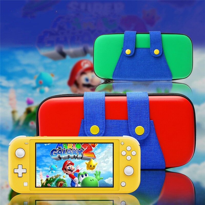 Nintendo Switch Lite Mario / Luigi Themed Slim Carrying Case Pouch ...
