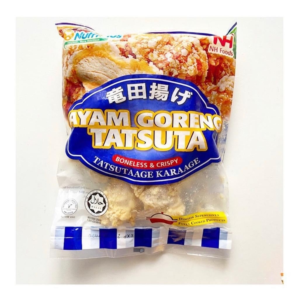 Nutriplus Premium NH Ayam Goreng Tatsuta 450g Frozen Boneless Fried ...