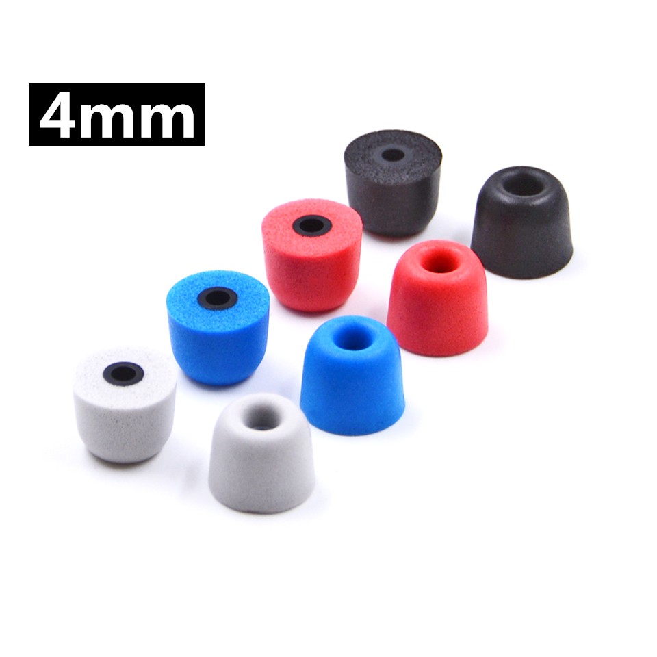 4mm Memory Foam tips T100 Ear Tips For In Ear Earphone Earbuds | Shopee ...