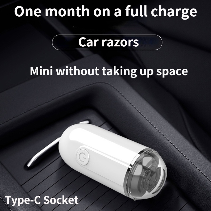 Razor Electric Rechargeable Compact Men's Smart Shaver Portable Beard ...