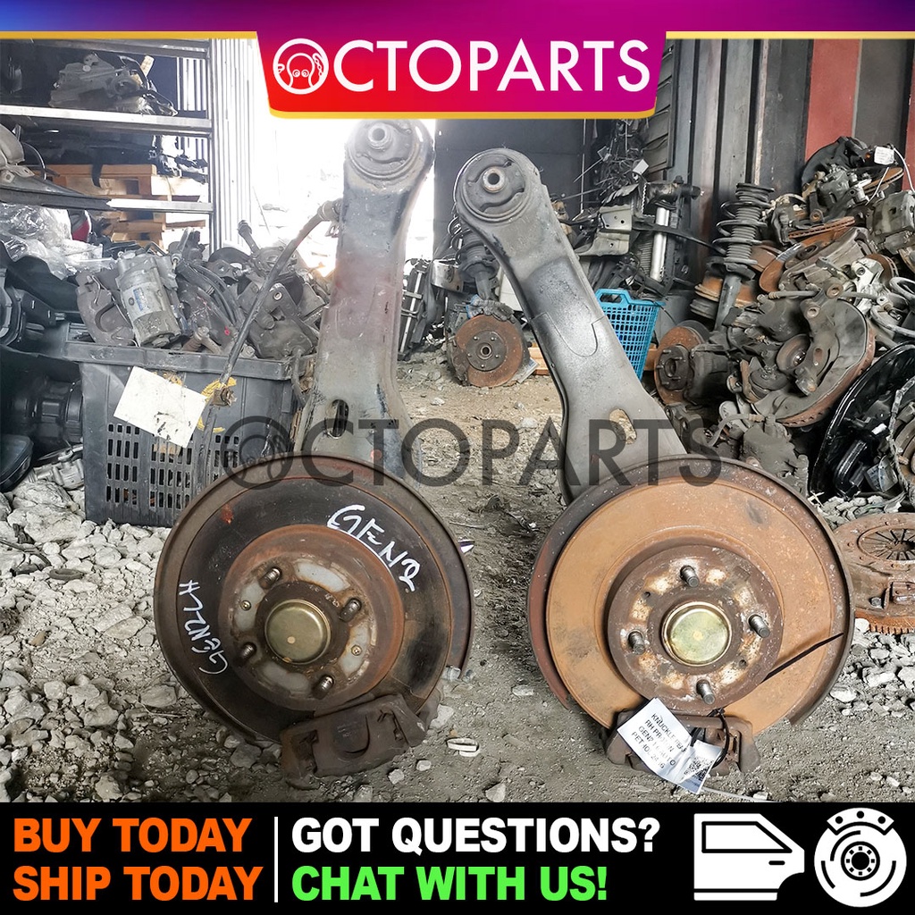 Original Proton Gen-2/ Persona Complete Rear Brake Disc Set / Disc ...