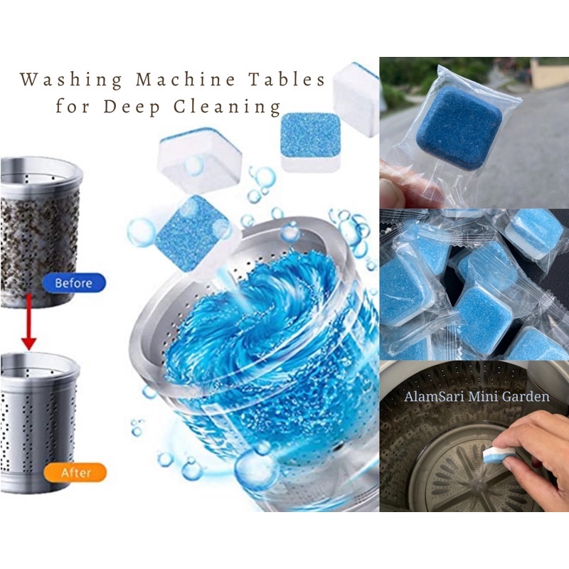 Washing Machine Tablets for deep cleaning(Tablet untuk pembersihan ...