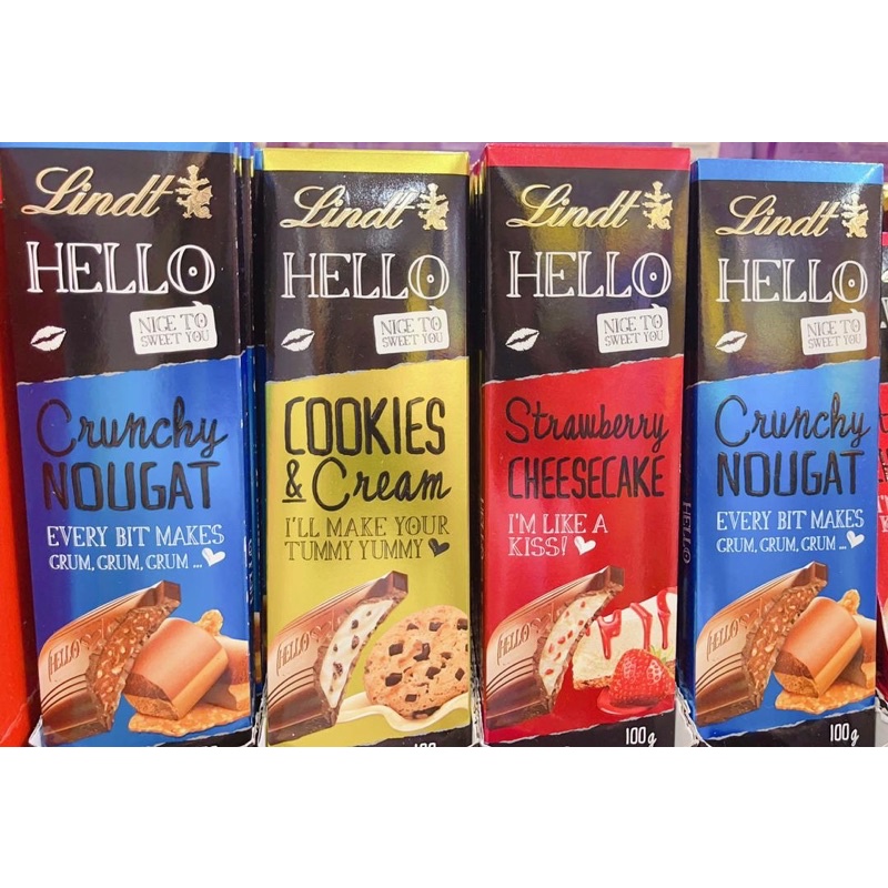 Lindt Hello Chocolate 100g | Shopee Malaysia