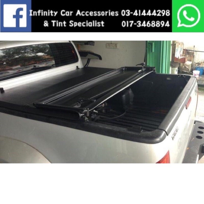 Isuzu Dmax D-max 2013-2022 Tri fold Deck cover Softlip Canvas | Shopee ...