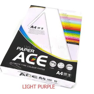 ACE A4 Colour Paper 80gsm 450 Sheets Kertas Warna Light Color | Shopee ...