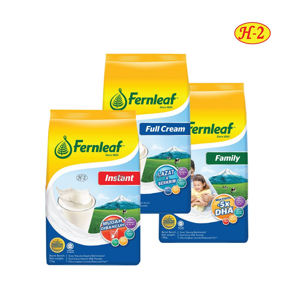 Fernleaf Family / Instant / Full Cream Milk Formula (900g/1.1kg/1.8kg ...