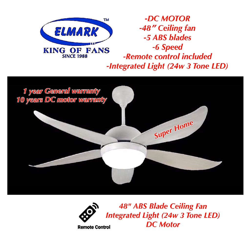 Elmark Ceiling Fan With Light Malaysia | Shelly Lighting