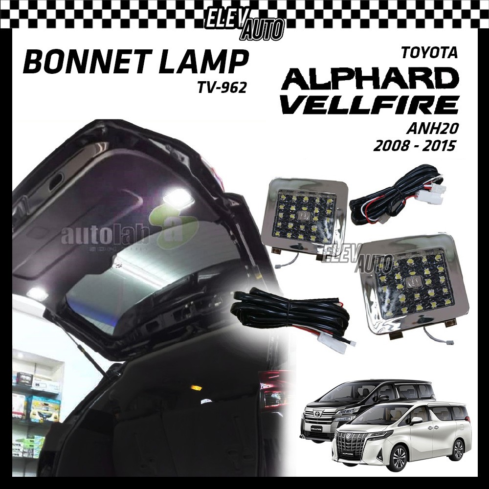 Toyota Alphard / Vellfire ANH20 2008-2015 Rear Bonnet Lamp Back Door ...
