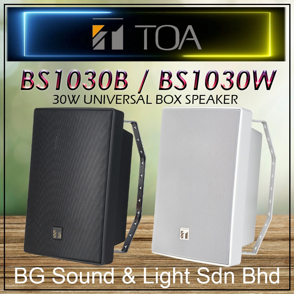 [Ready Stock In Malaysia]Toa BS1030 30w Box Speaker Universal Speaker PA System PA Speaker ...