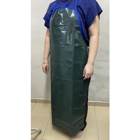 Apron Kanvas PVC Serbaguna, mesin rumput, potong ikan, potong ayam ...