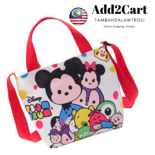 Tsum Tsum Children's Cute Canvas Handbags Girls Accessories Coin Purse ...