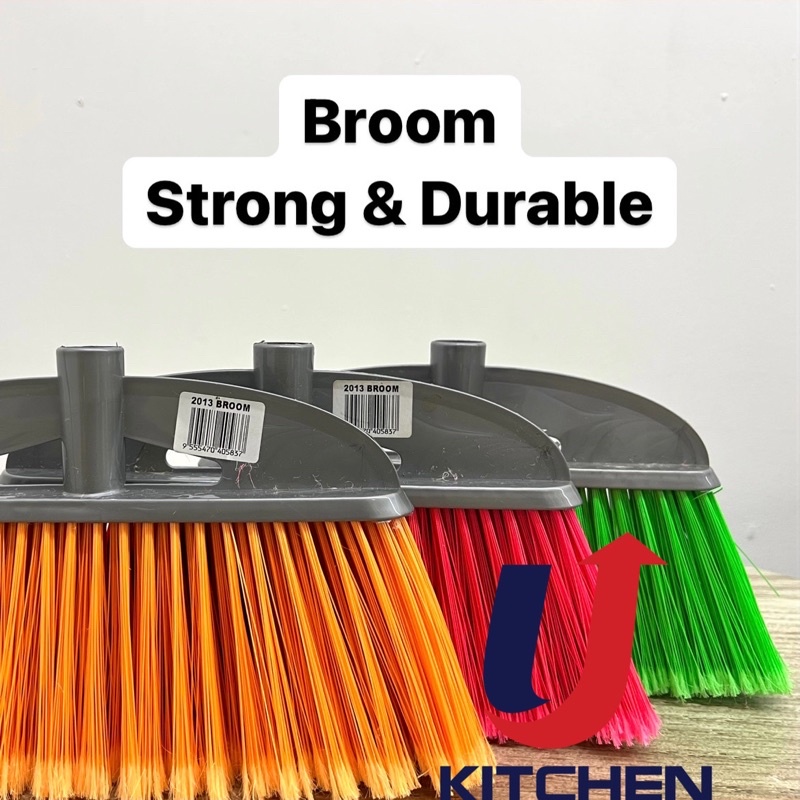 Nylon Soft Hard Floor Broom / Penyapu Lantai Lembut Keras | Shopee Malaysia