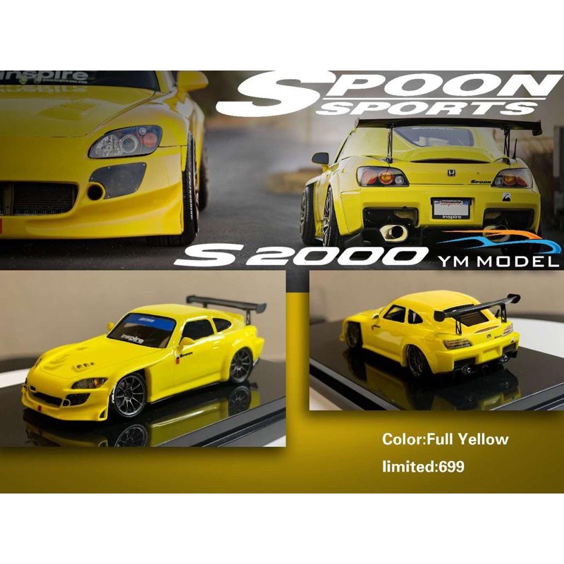 YM MODEL HONDA S2000 SPOON YELLOW | Shopee Malaysia