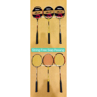 Wilson Badminton Racket (K) FACTOR (Free Pasang String) | Shopee Malaysia