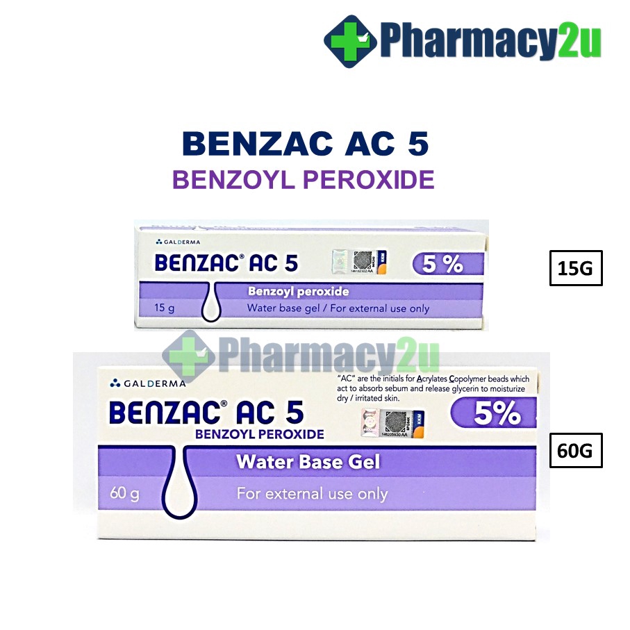 BENZAC AC 5% GEL 15G/ 60G | Shopee Malaysia