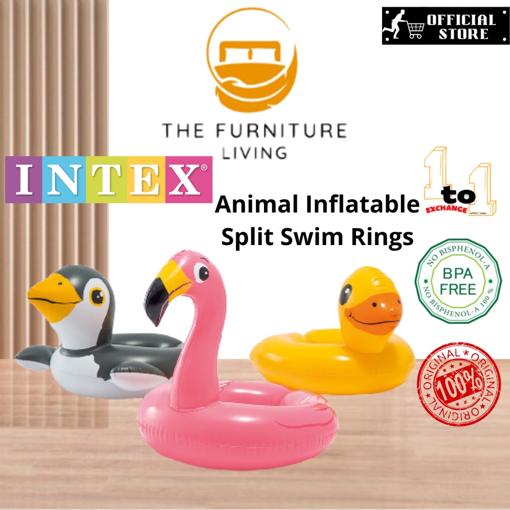 INTEX Animal Inflatable Split Swim Rings IT59220 | Shopee Malaysia