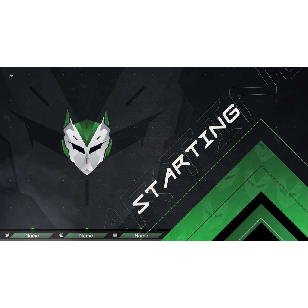 Robot Package Overlay / Screen Theme / Widget Theme (STREAMLABS OBS ...