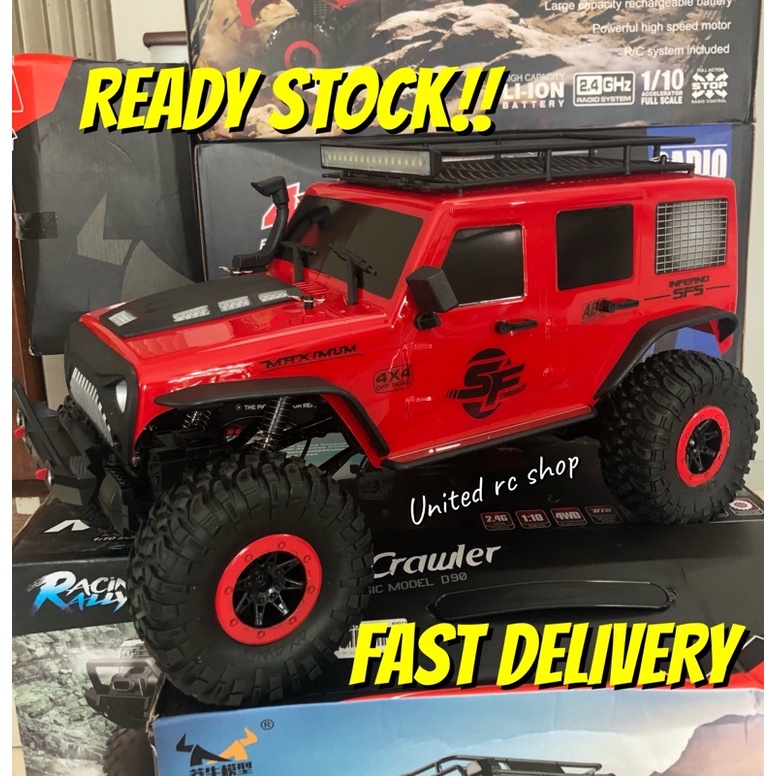 wltoys 104311 RC Car 2.4G 4WD Defender jeep truck crawler | Shopee Malaysia