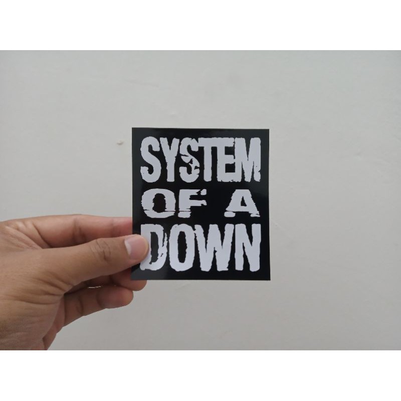 Sticker Band System of A Down ( Sticker Cutting / Outdoor ) | Shopee ...