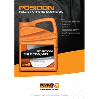 Rymax 5W-40 Poison Fully Synthetic Engine Oil (4L) | Shopee Malaysia