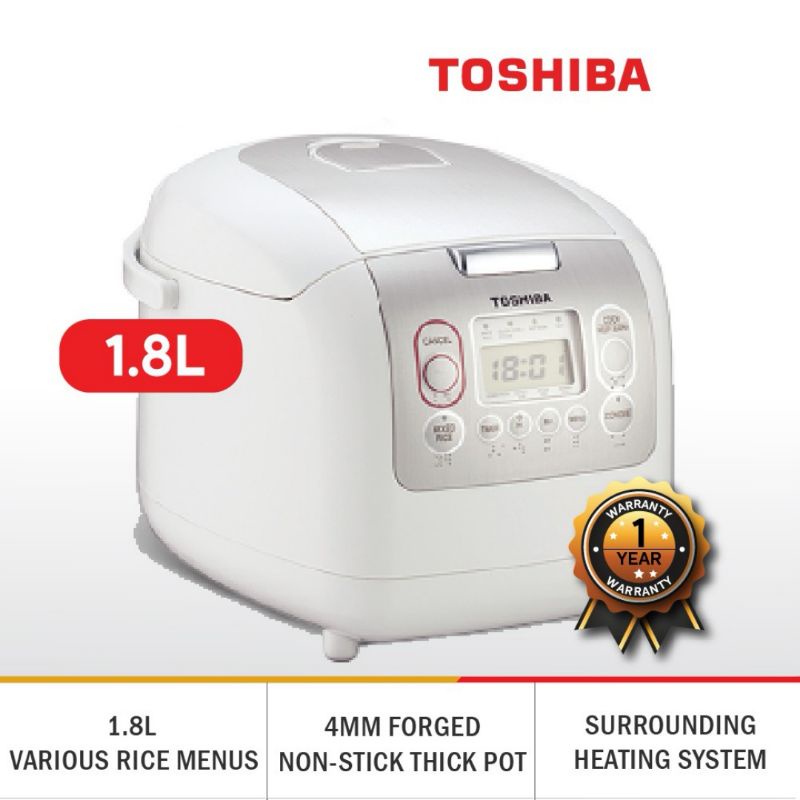 TOSHIBA Digital Rice Cooker RC-18NMFIM (1.8L) | Shopee Malaysia