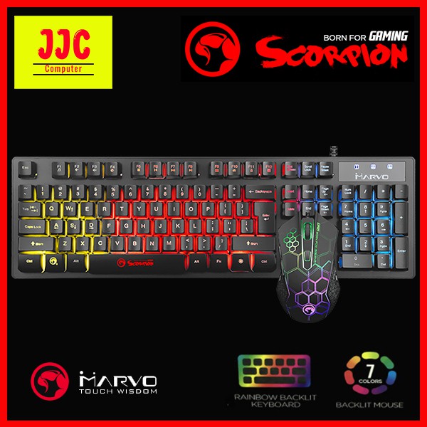 MARVO SCORPION KM409 GAMING KEYBOARD COMBO | Shopee Malaysia