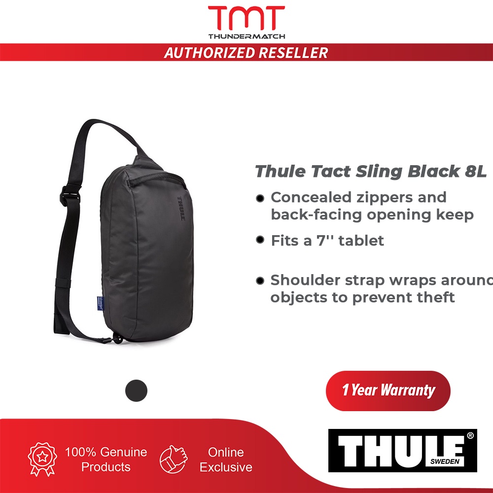 Thule Tact Crossbody Sling 8L - Black | TACTSL08 | Shopee Malaysia