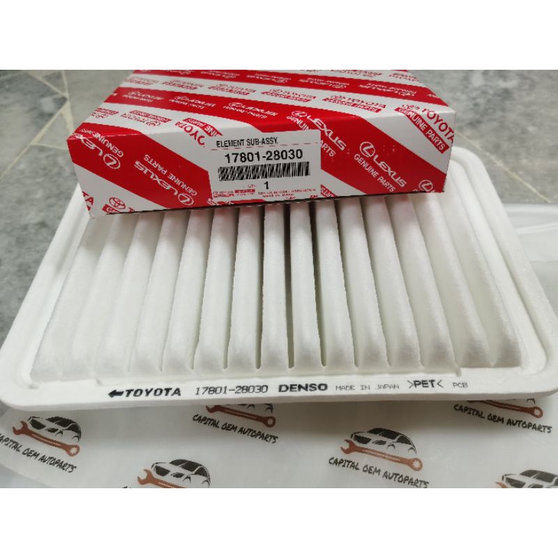 GENUINE Toyota Camry ACV40 , ACV50 Air Filter 17801-28030 MADE IN JAPAN ...