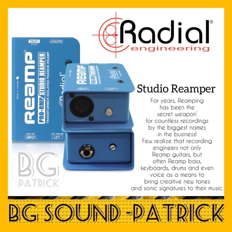 Radial ProRMP STUDIO REAMPER | Shopee Malaysia