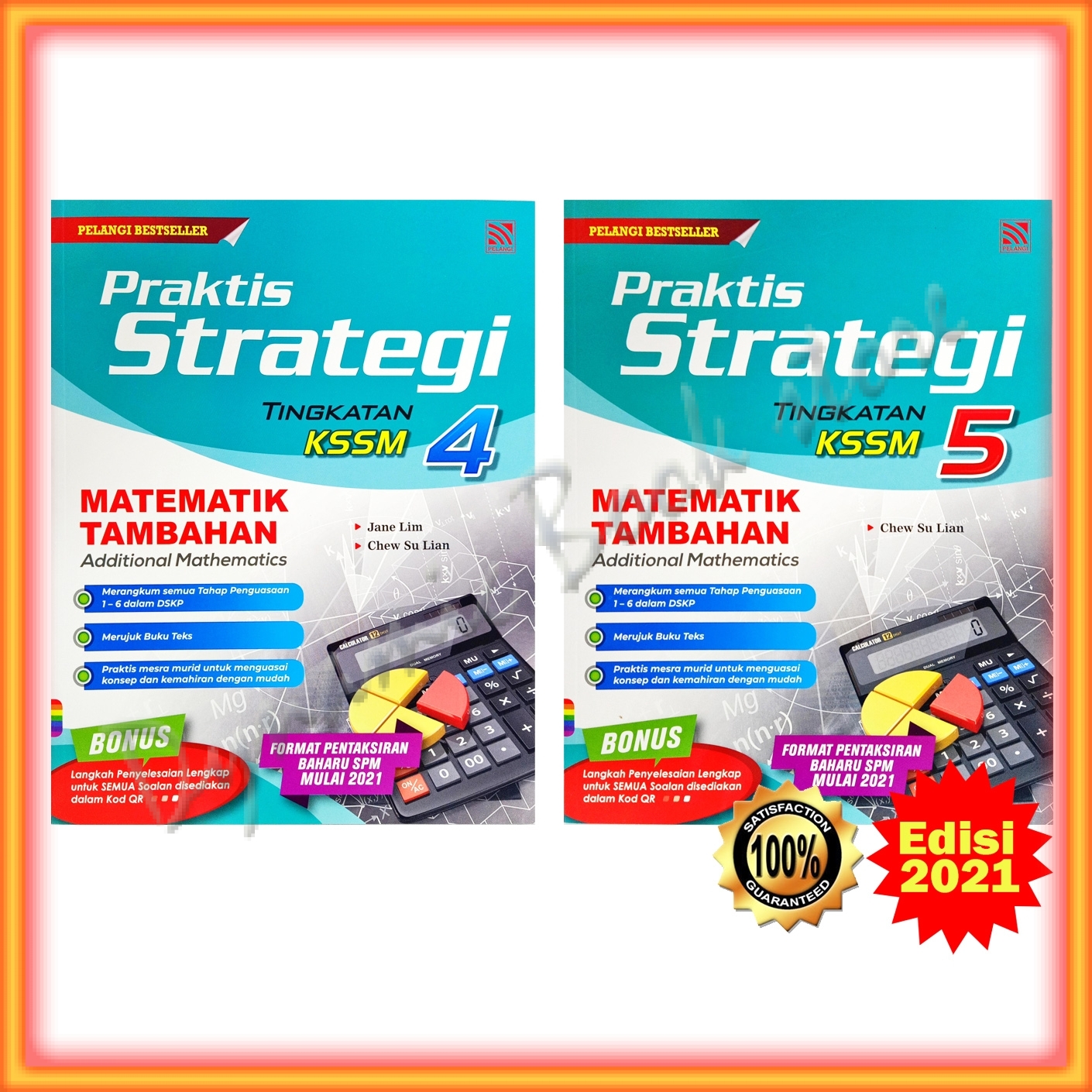 Buku latihan : praktis strategi matematik tambahan kssm 2021 tingkatan 4 / 5 | BeeCost