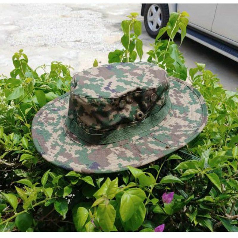 Topi Hutan Loreng Digital Atm Loreng Askar Jungel head Ready stok ...