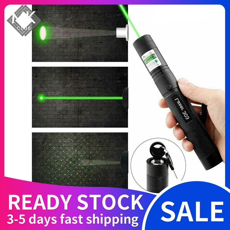 303 Green Light Star Laser Flashlight Gypsophila Outdoor Command Laser ...