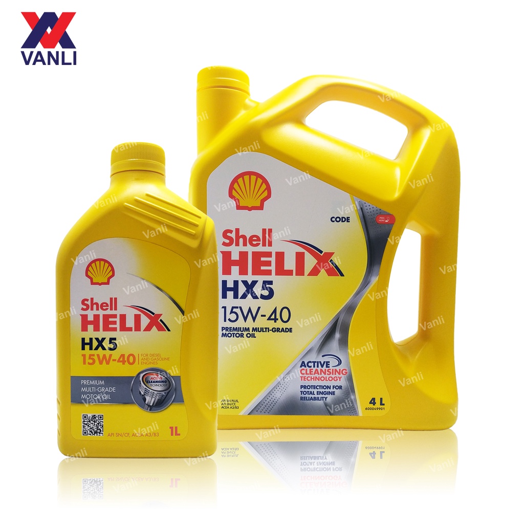 Shell Helix HX5 15W-40 Premium Multigrade Motor Engine Oil, 48% OFF