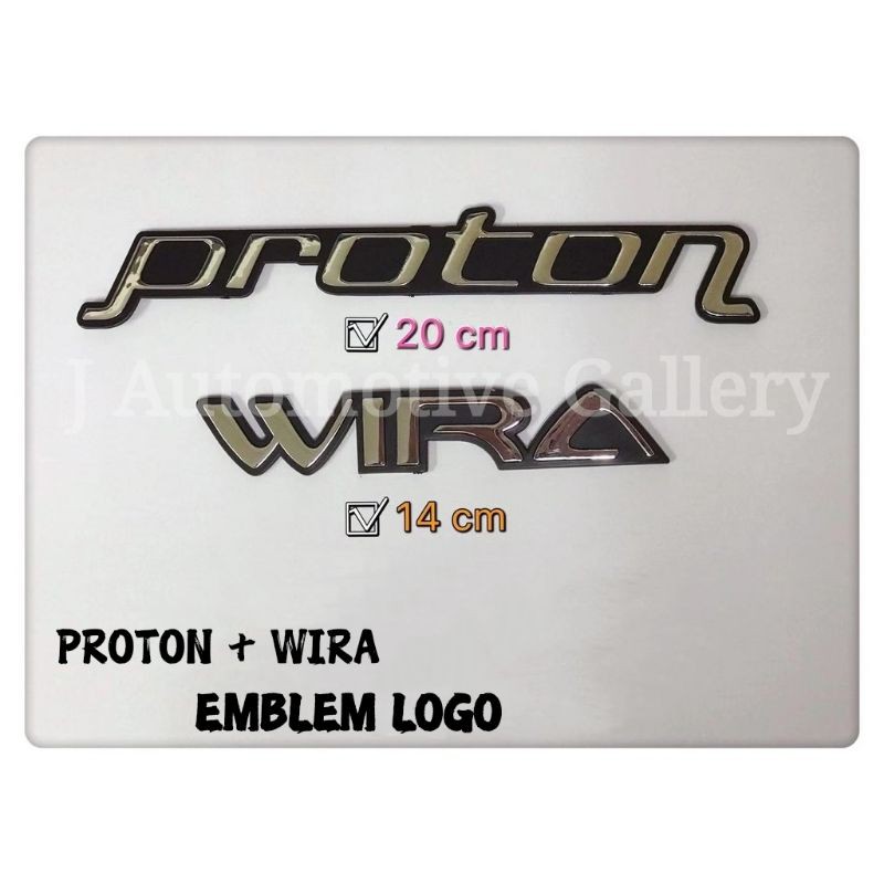 [Ready Stock] Proton + Wira Logo Emblem Grade A High Quality | Shopee ...